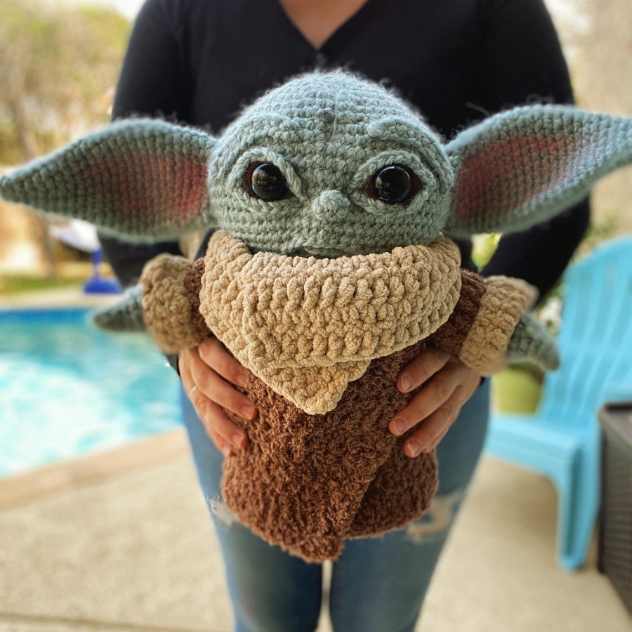 Este bebé Yoda tejido a crochet es tan adorable que no puedes ...